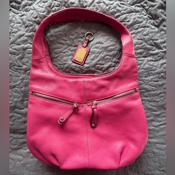 Tignanello | Bags | Genuine Leather Large Pink Purse W Wallet | Poshmark